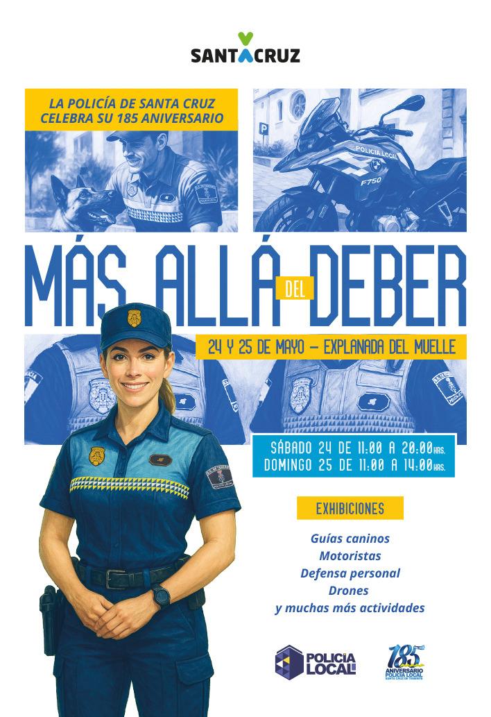 La Policía Local de Santa Cruz de Tenerife celebra su 185 aniversario