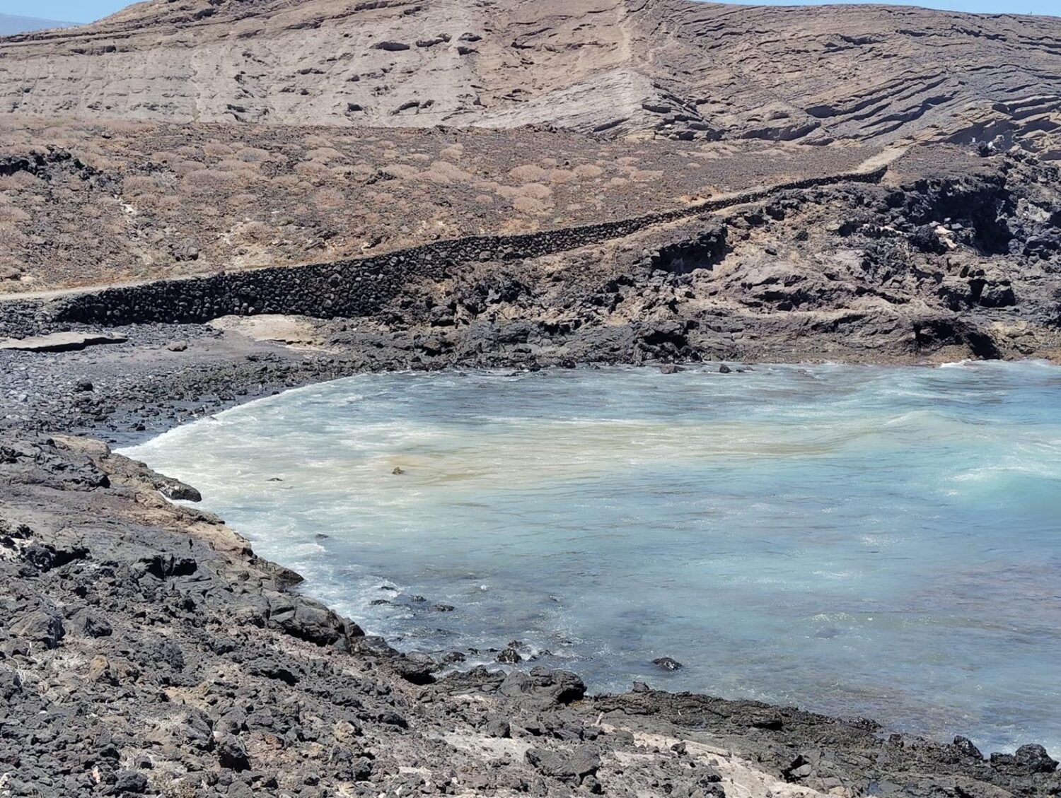 Cierre de dos playas en el sur de Tenerife